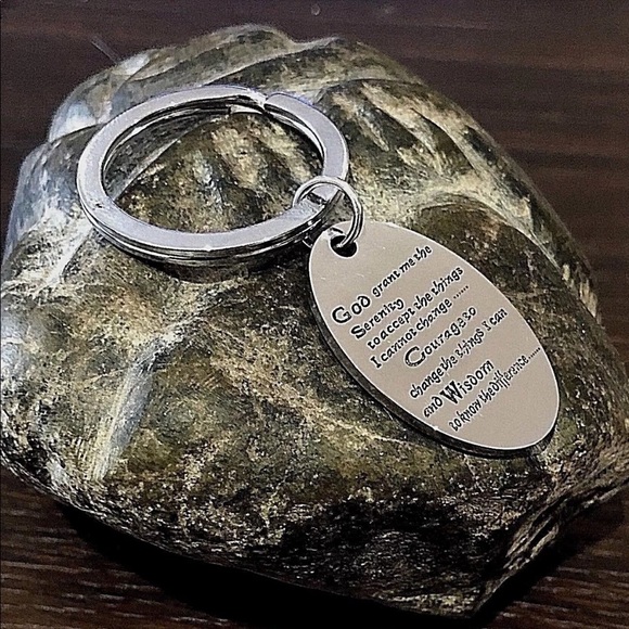Accessories | Serenity Prayer Stainless Steel Keychain | Poshmark